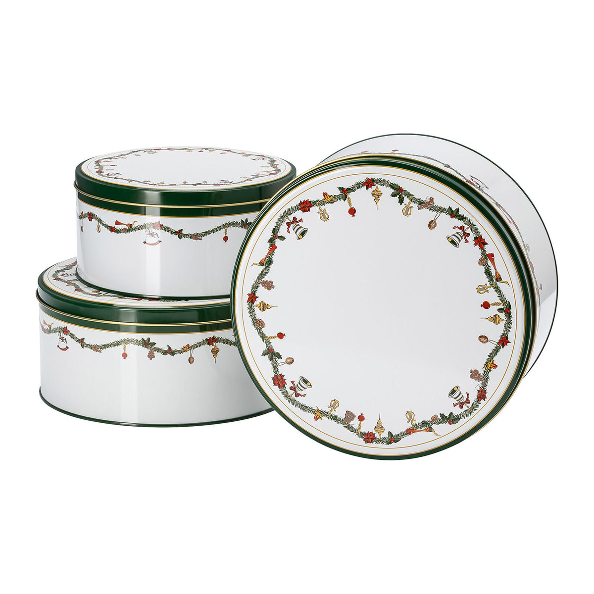 Hutschenreuther Nora 3 Scatole Biscotti Latta Rotonde 24,5cm – Prestige ...