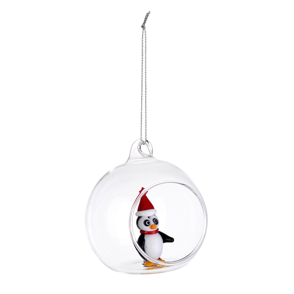 BIZZOTTO Sfera Natale Vetro Pinguino Zoey 8cm - Decorazione Albero ...